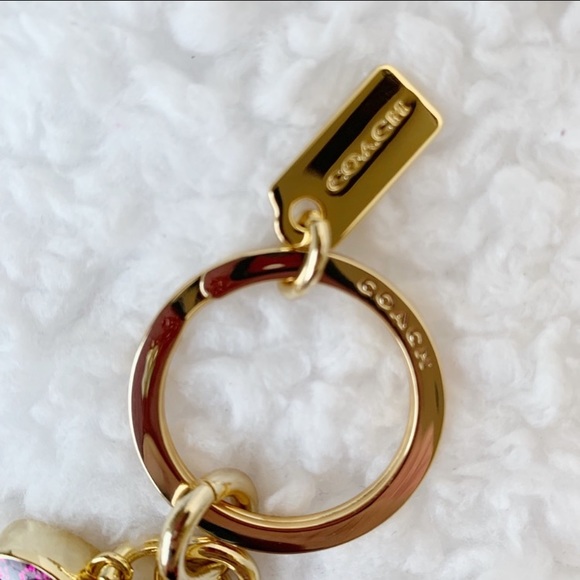 Coach | Accessories | Nwt Coach Mix Letters Bag Charm Key Fob Keychain ...